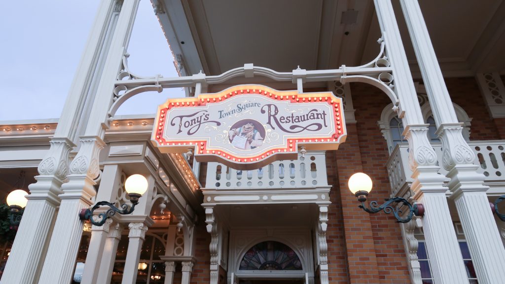 Review: Tony's Town Square Restaurant at Walt Disney World