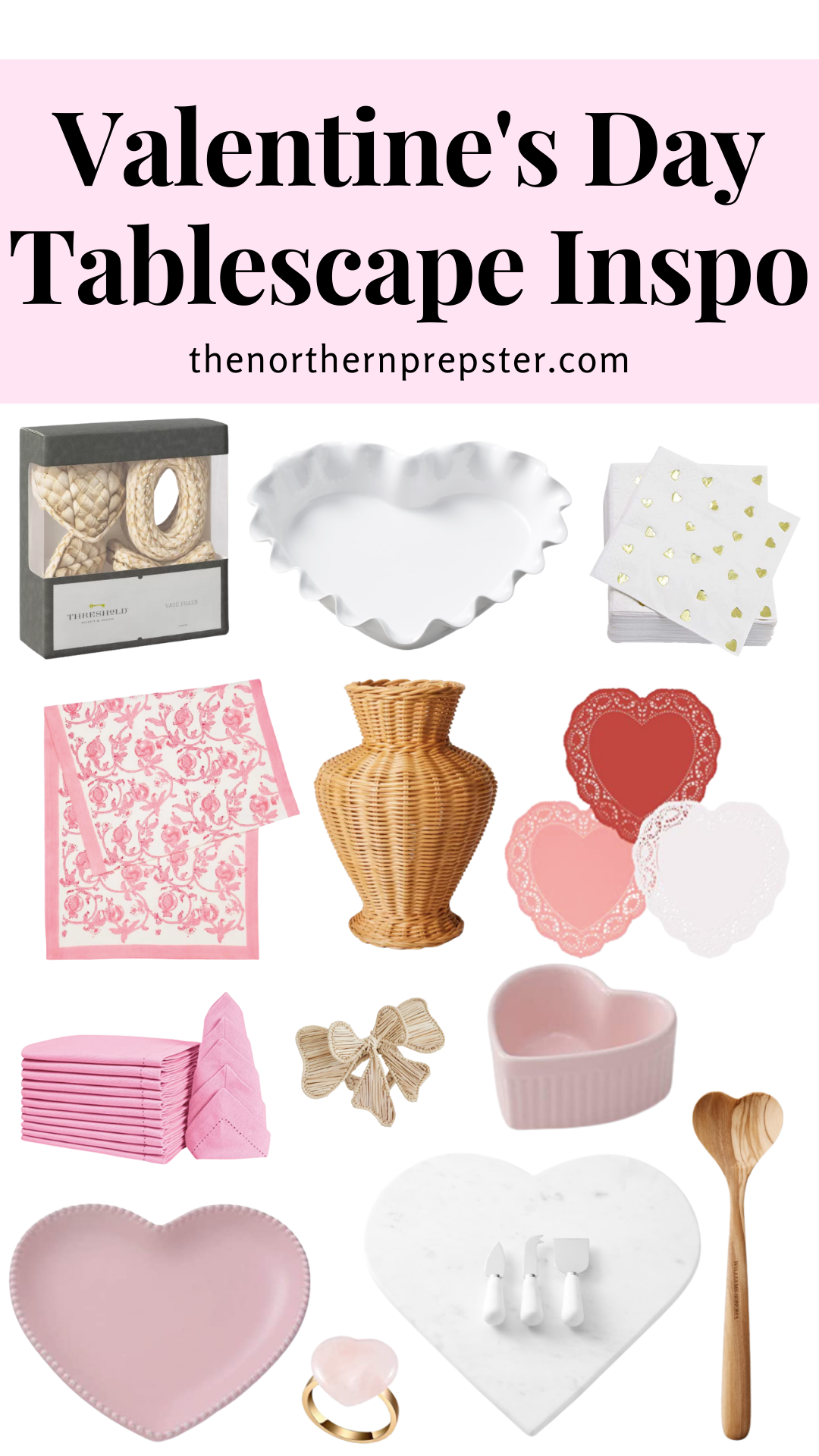 Valentine's Day Tablescape – The Northern Prepster