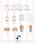 The Look For Less: Classic Home Finds – The Northern Prepster