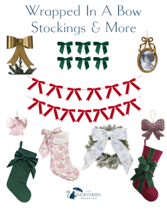Wrapped Up In A Bow - Bow Christmas Decor – The Northern Prepster